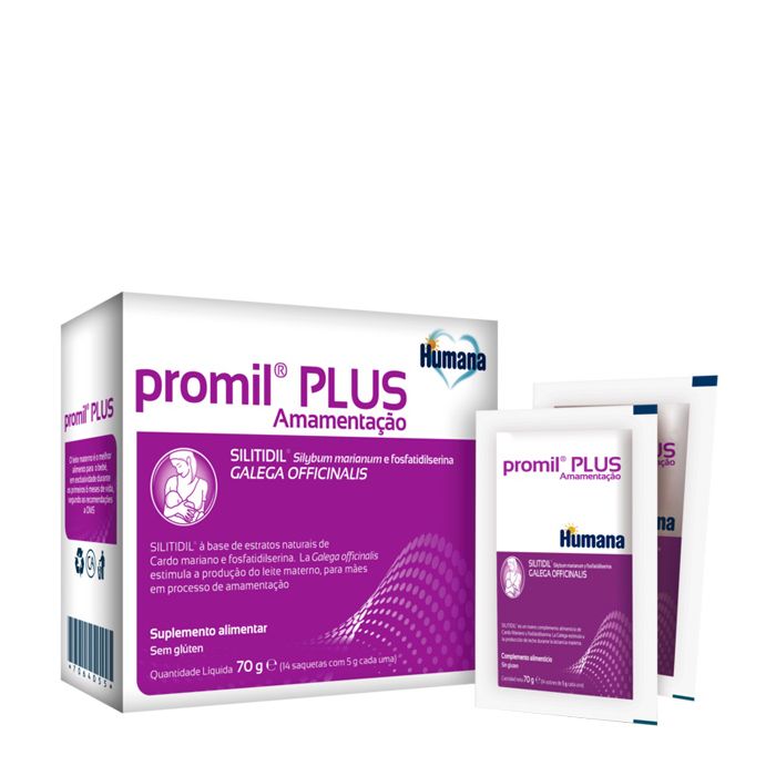 Promil Plus 14 saquetas favorece a amamentação